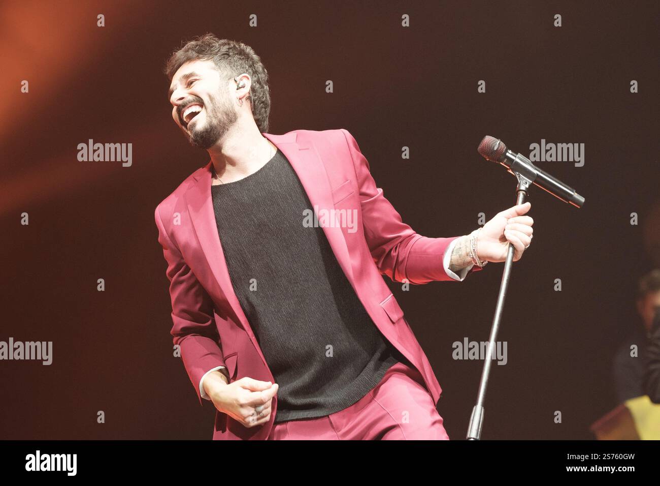 Madrid, Spain. 18th Jan, 2025. the singer Antonito Molina actua during ...