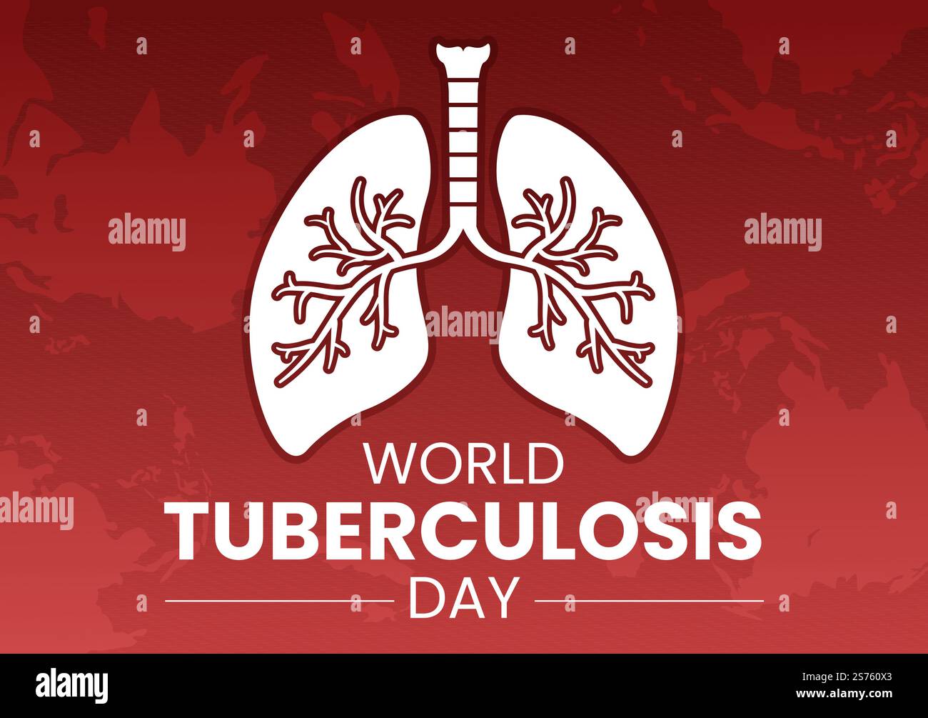 World Tuberculosis Day on March 24 Illustration with Pictures of the ...