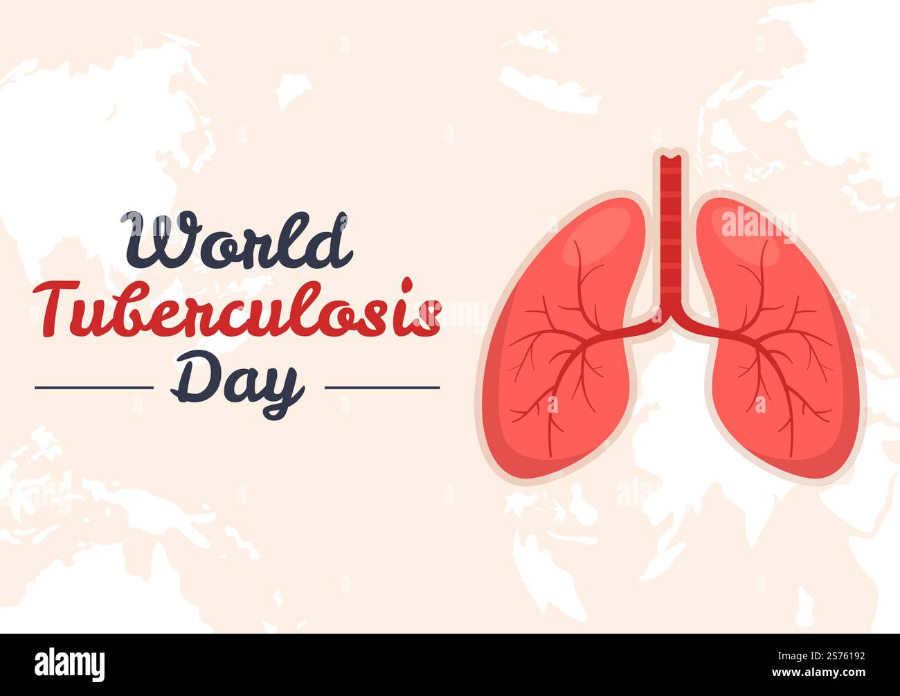 World Tuberculosis Day on March 24 Illustration with Pictures of the ...