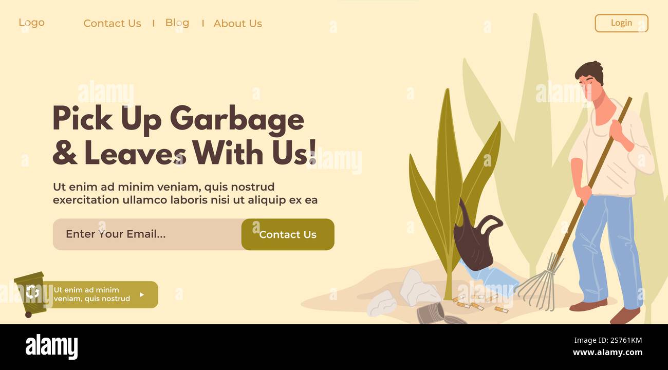 Volunteering organization caring for ecology and recycling. Pick up ...