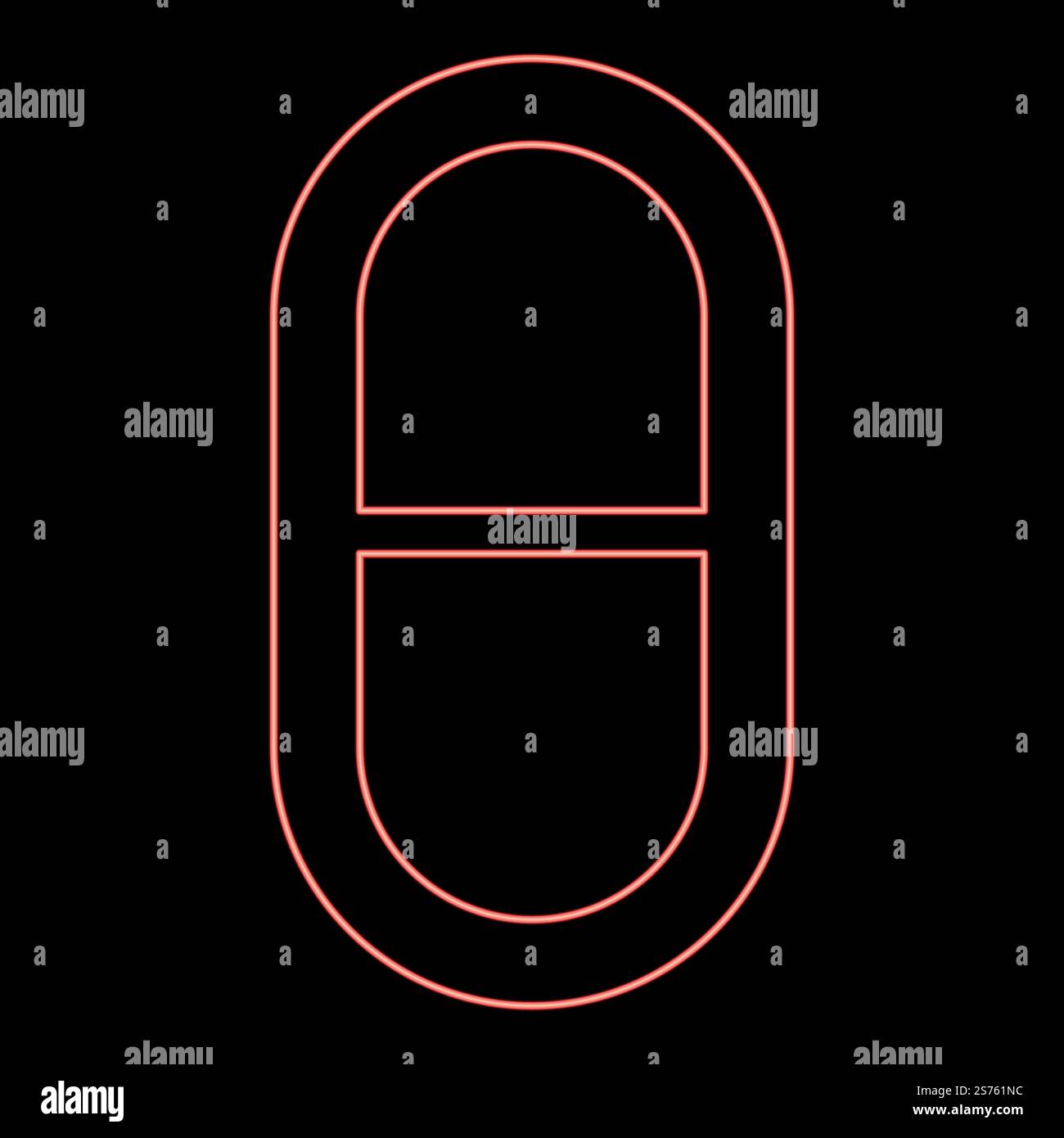 Neon theta greek small symbol lowercase letter font red color vector ...