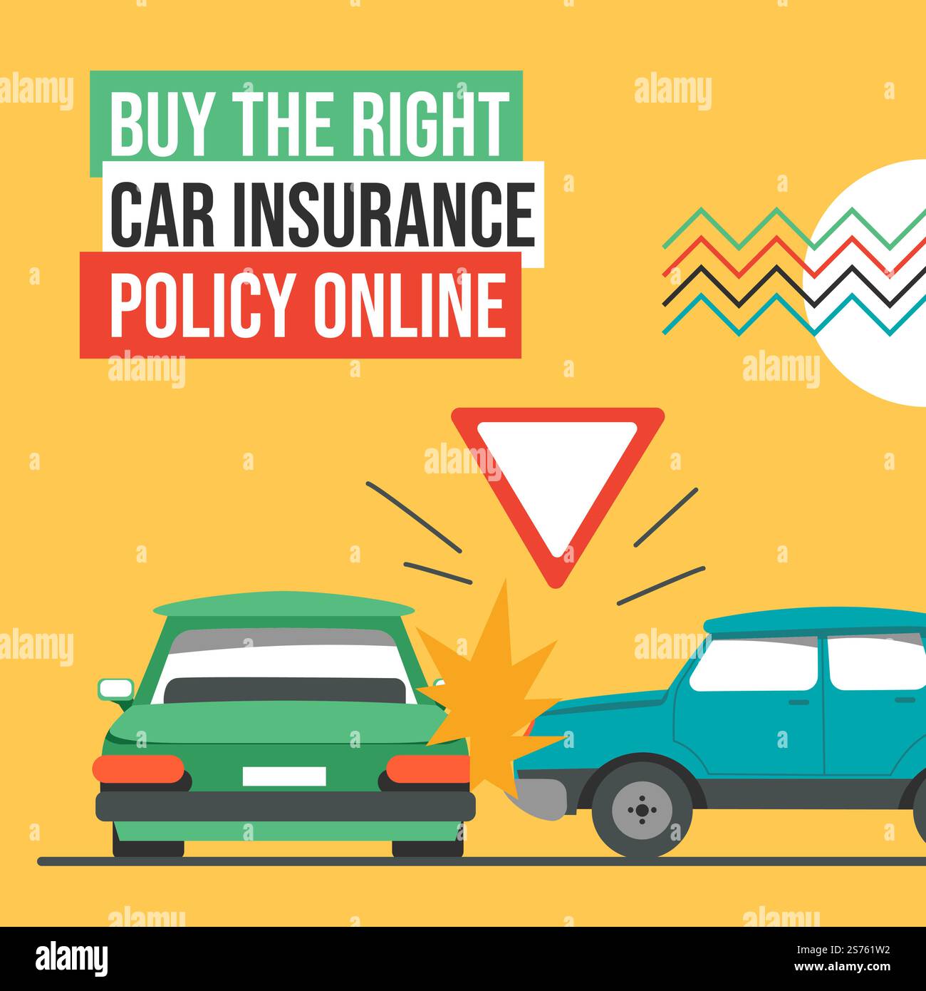 Car insurance policy covering from incidents and accidents hi-res stock ...