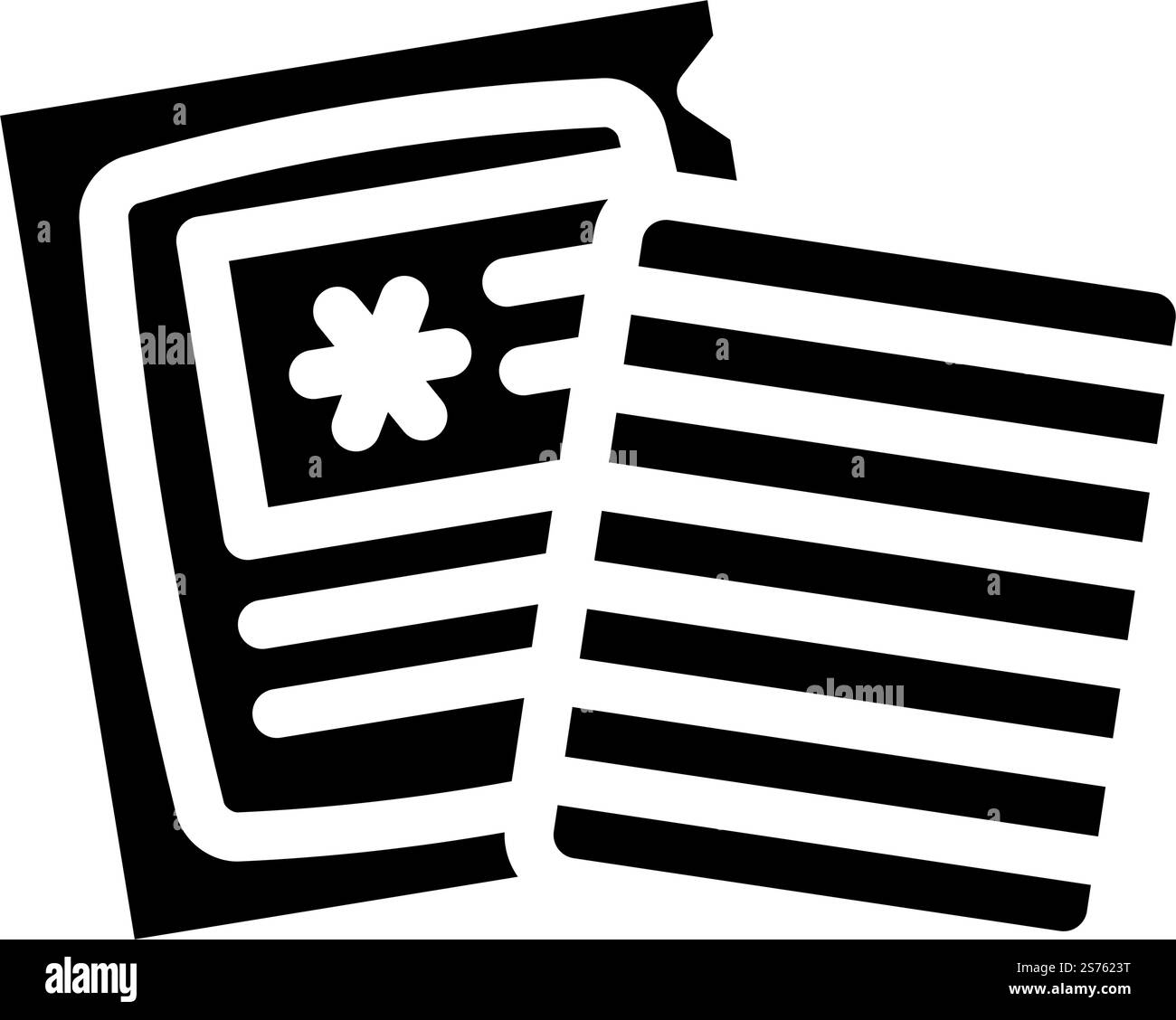 sterile gauze pads first aid glyph icon vector. sterile gauze pads ...