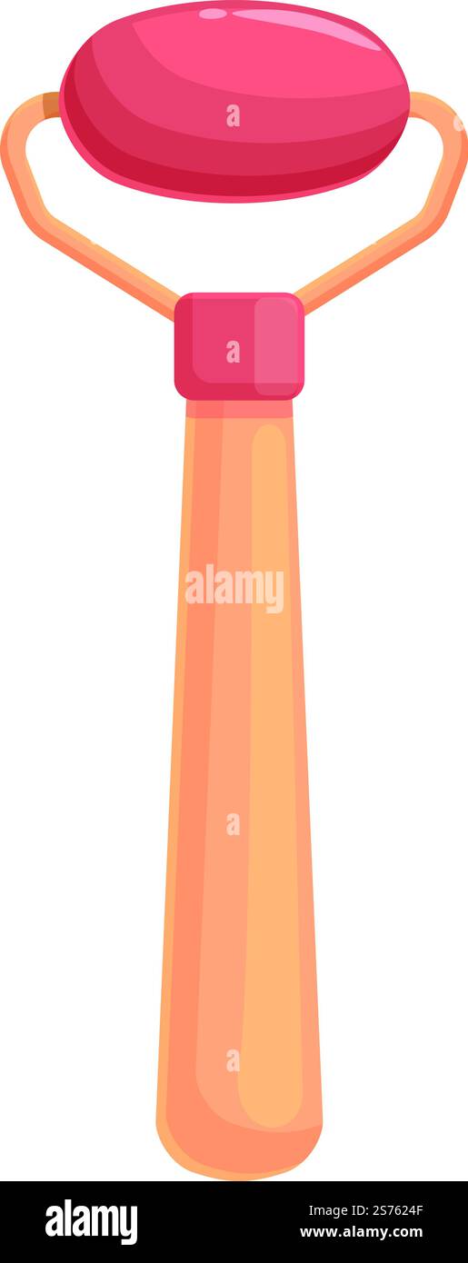 Spa massager icon cartoon vector. Face skin. Care tool. Spa massager ...