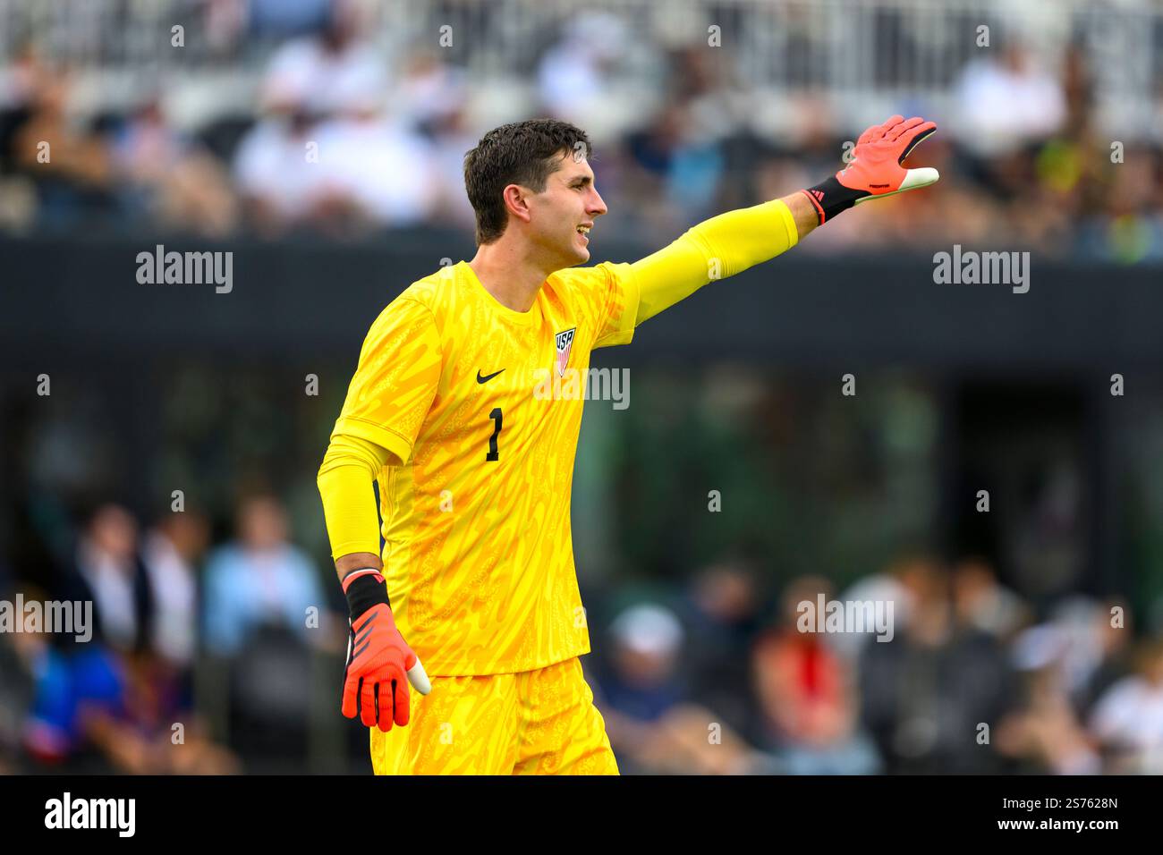 FT. LAUDERDALE, FL - JANUARY 18: United States goalkeeper Patrick ...