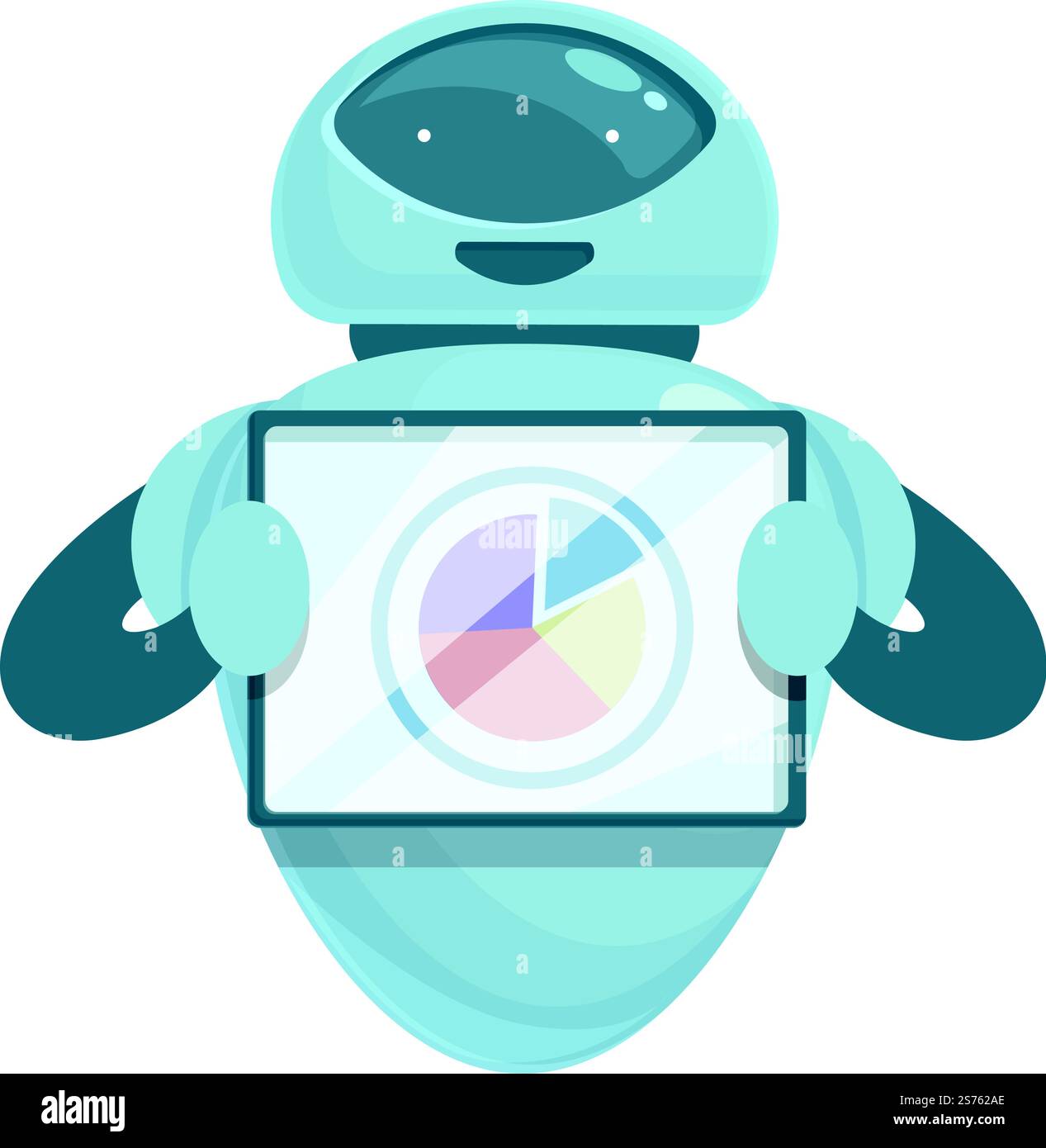 Trade bot icon cartoon vector. Money education. Worker study. Trade bot ...