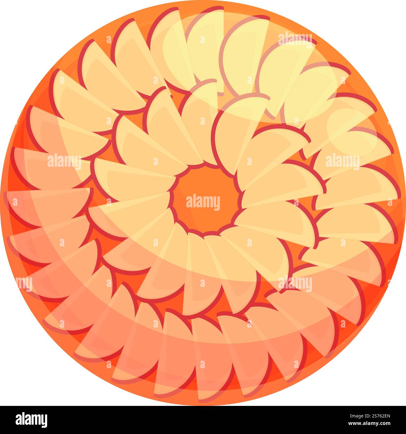 Restaurant upside-down cake icon cartoon vector. Tart cooking. Sugar tasty. Restaurant upside ...