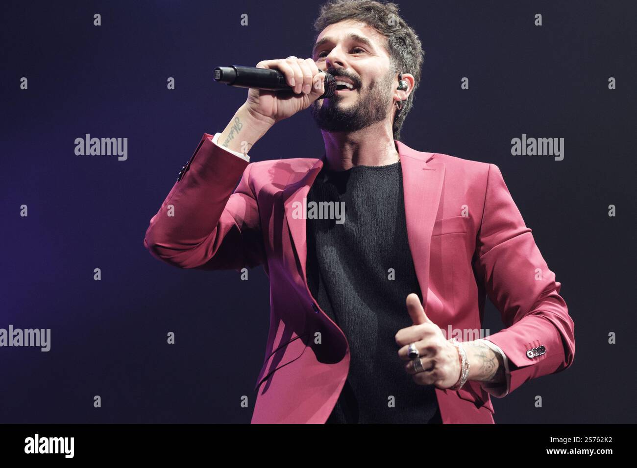 Madrid, Spain. 18th Jan, 2025. the singer Antonito Molina actua during ...