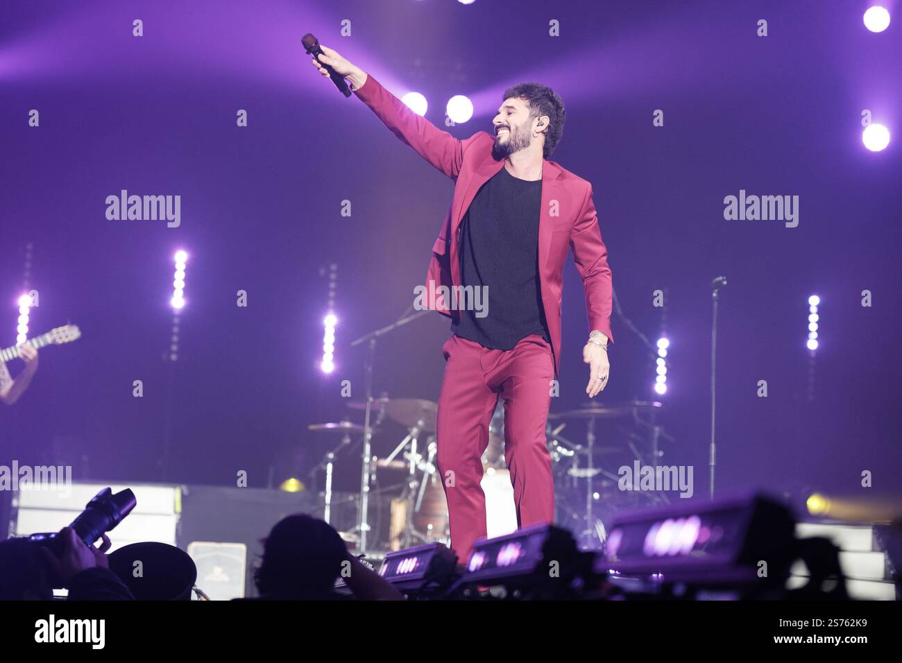 Madrid, Spain. 18th Jan, 2025. the singer Antonito Molina actua during ...