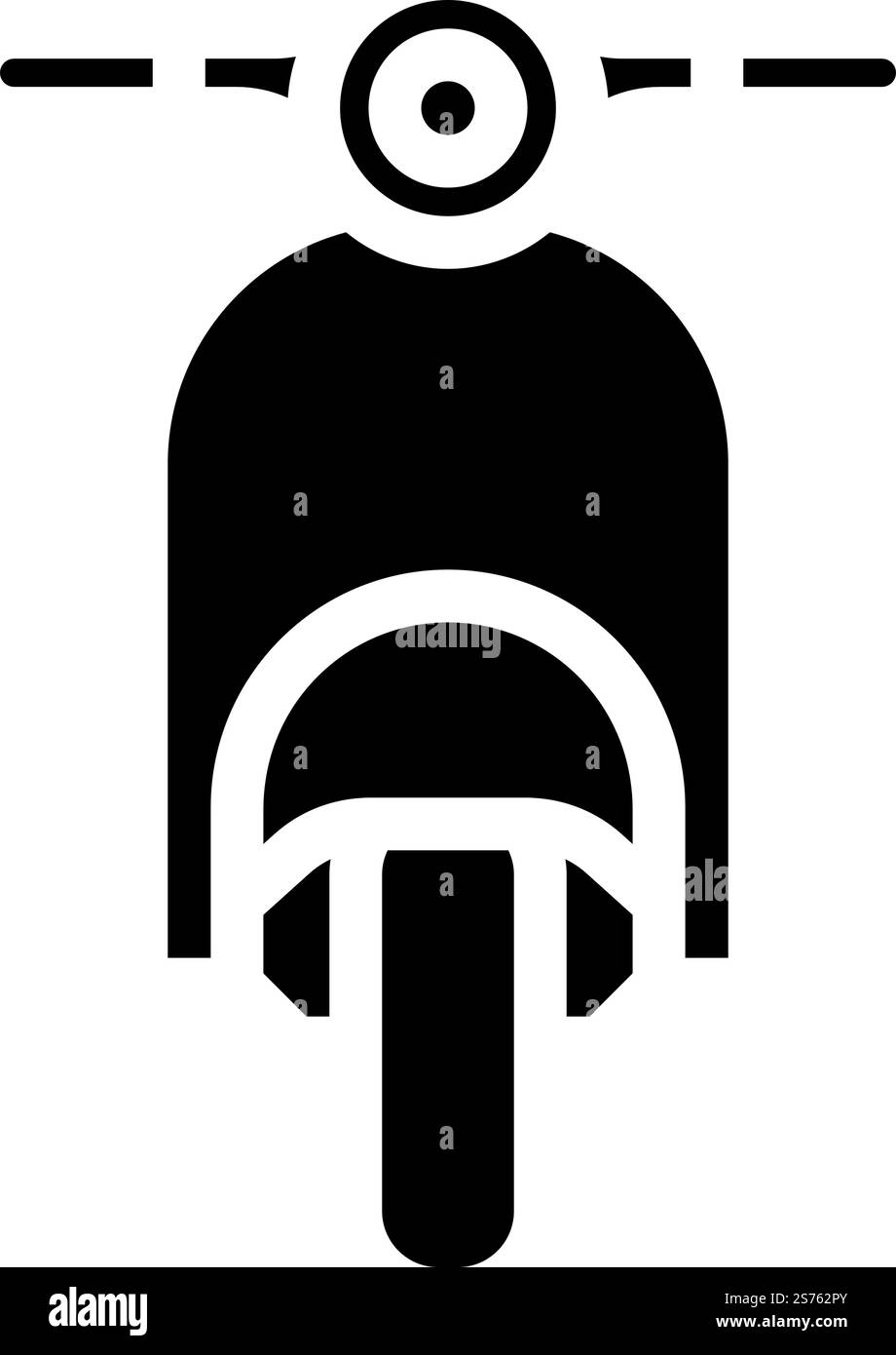 Scooter transport vehicle glyph Stock Vector Images - Alamy