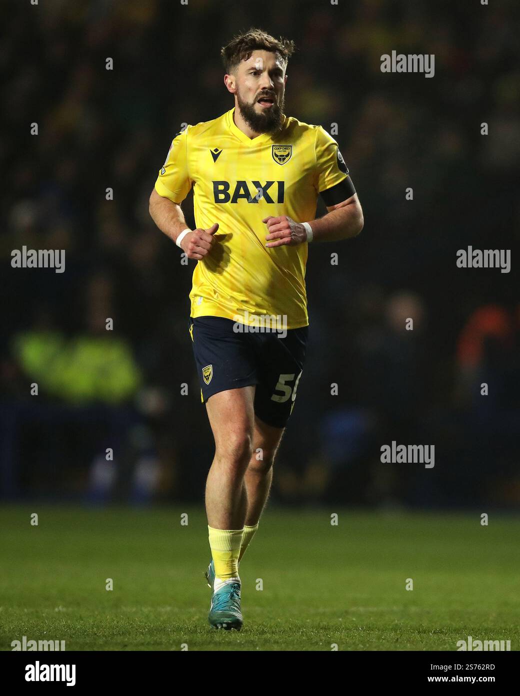 Oxford United's Tom Bradshaw during the Sky Bet Championship match at ...