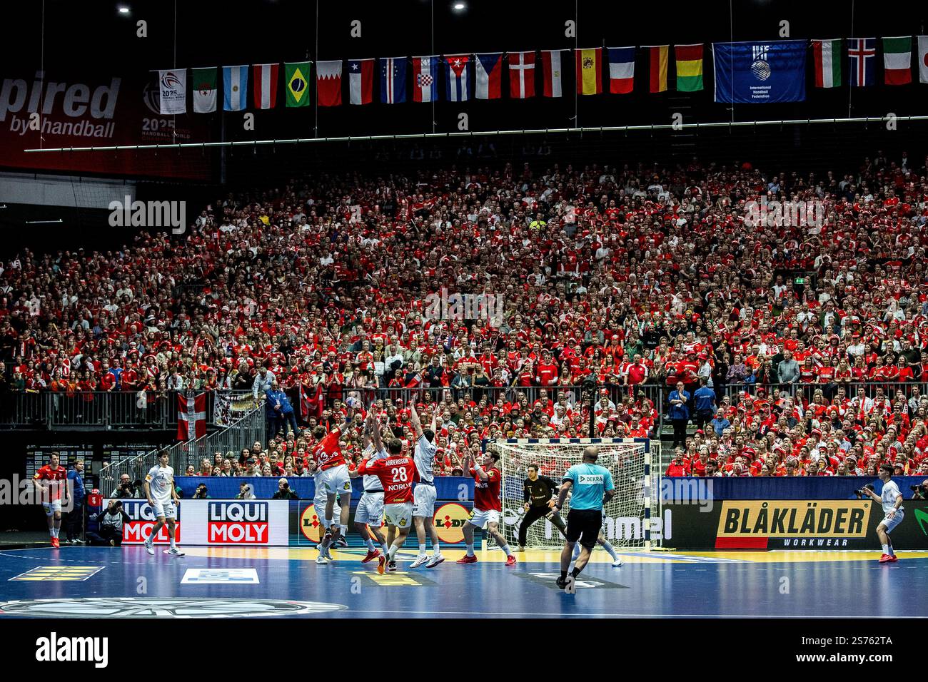 Herning, Denmark. 18th Jan, 2025. Simon Pytlick (43) of Denmark seen ...