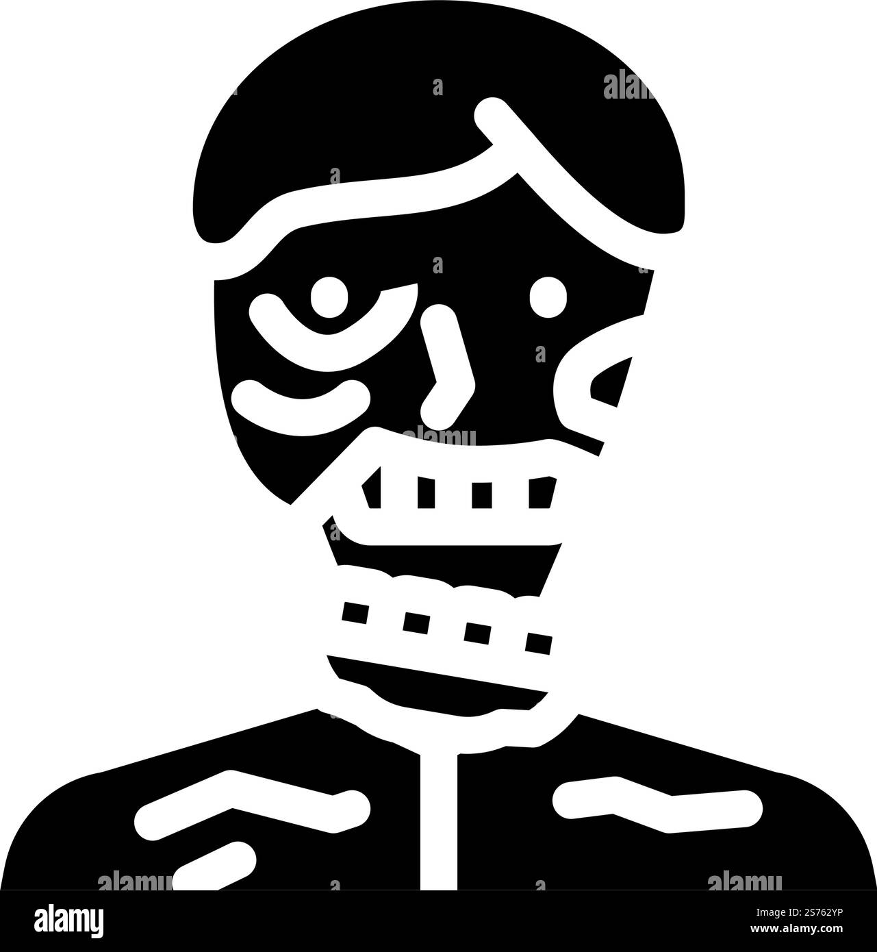 Scary man blood Black and White Stock Photos & Images - Alamy