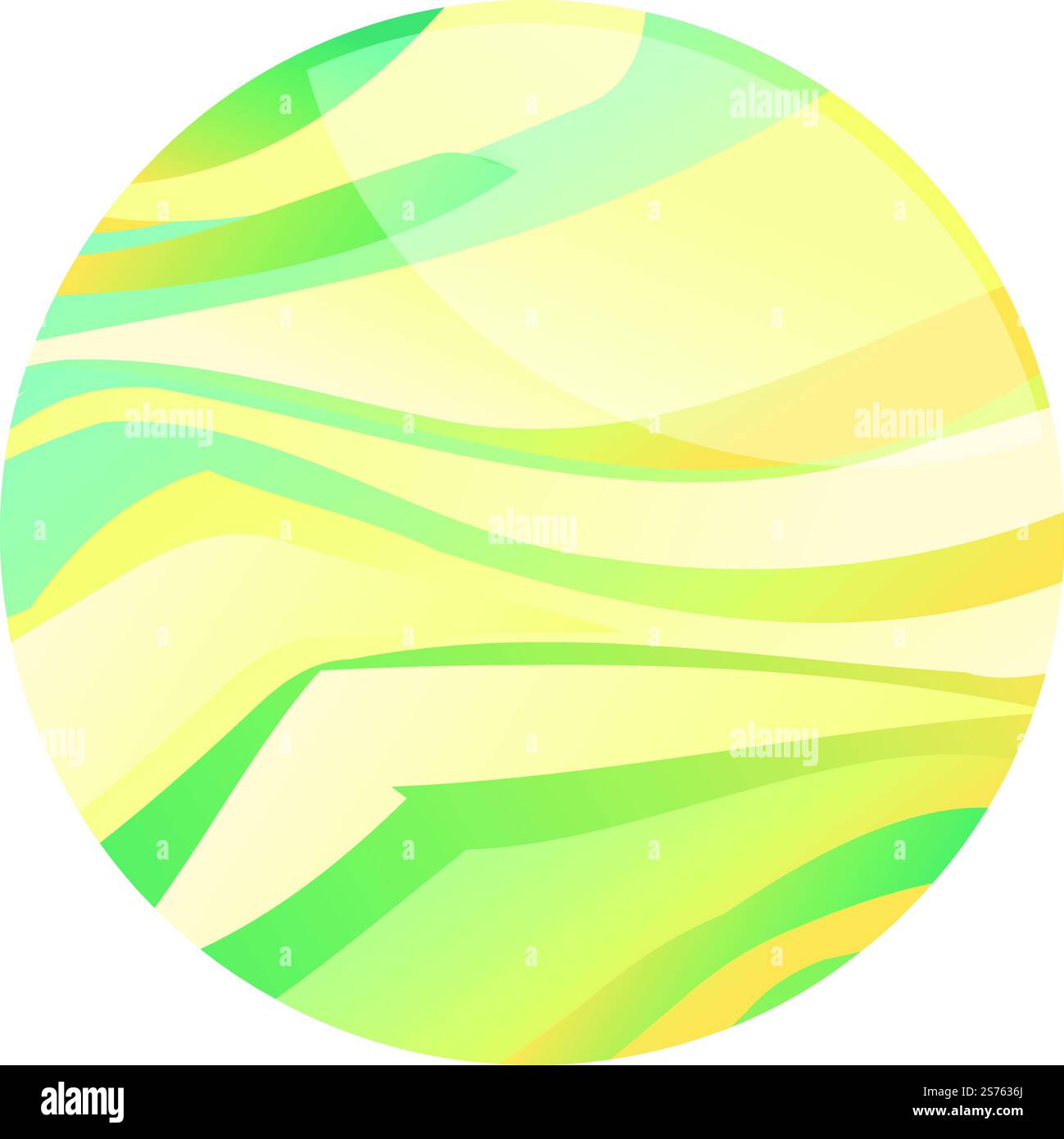 Gradient sphere icon cartoon vector. Circle ball. Bead crystal ...