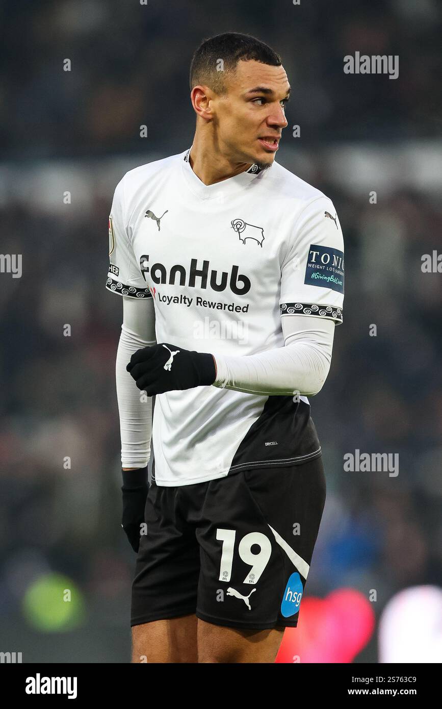 Derby County's Kayden Jackson during the Sky Bet Championship match at ...
