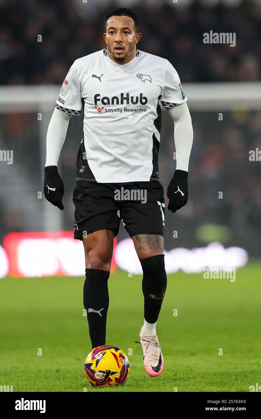 Derby County's Nathaniel Mendez-Laing during the Sky Bet Championship ...