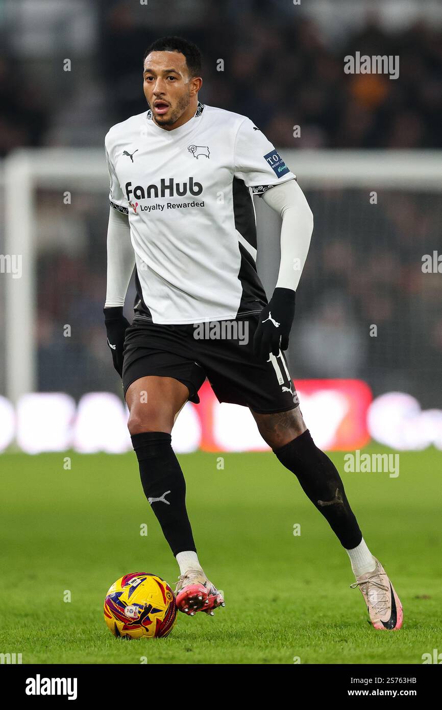 Derby County's Nathaniel Mendez-Laing during the Sky Bet Championship ...