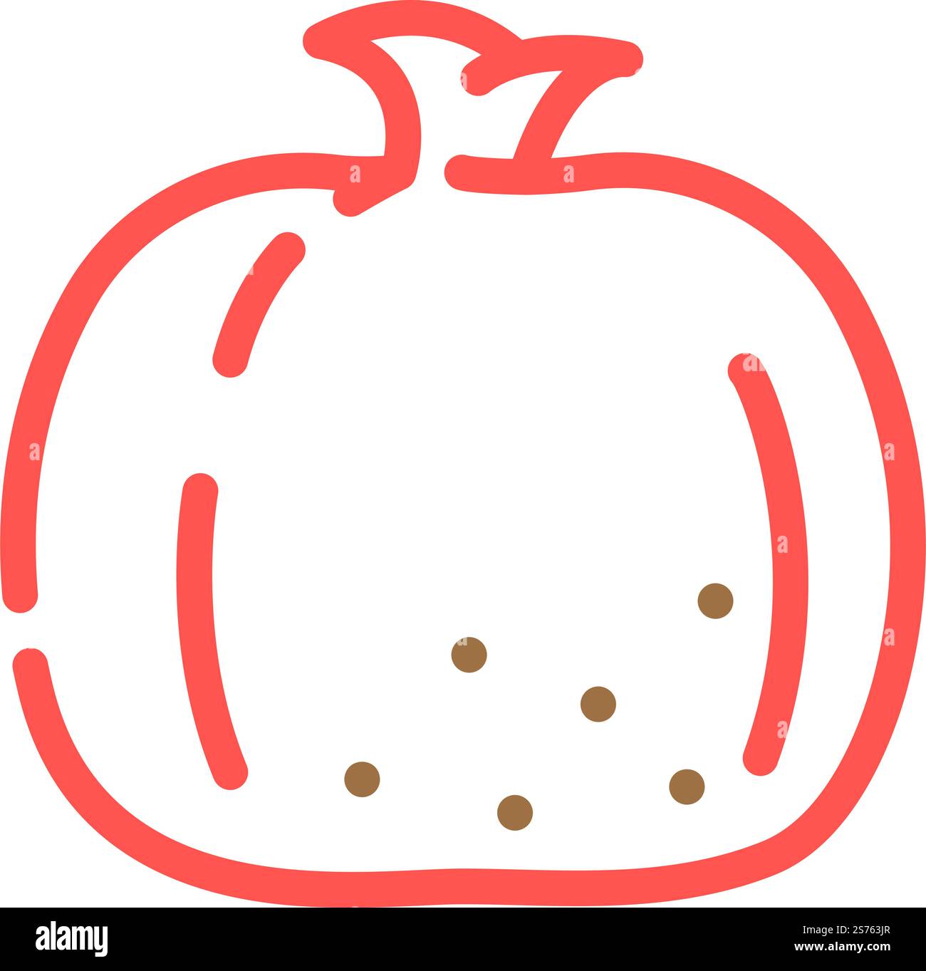 pomegranate food fruit color icon vector. pomegranate food fruit sign ...