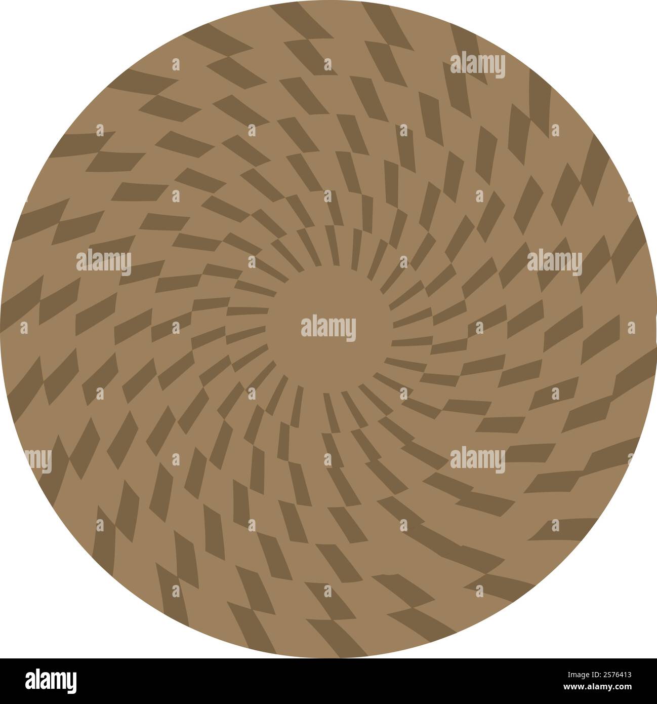 Circle jute icon cartoon vector. Rope knote. Nautical cord. Circle jute ...