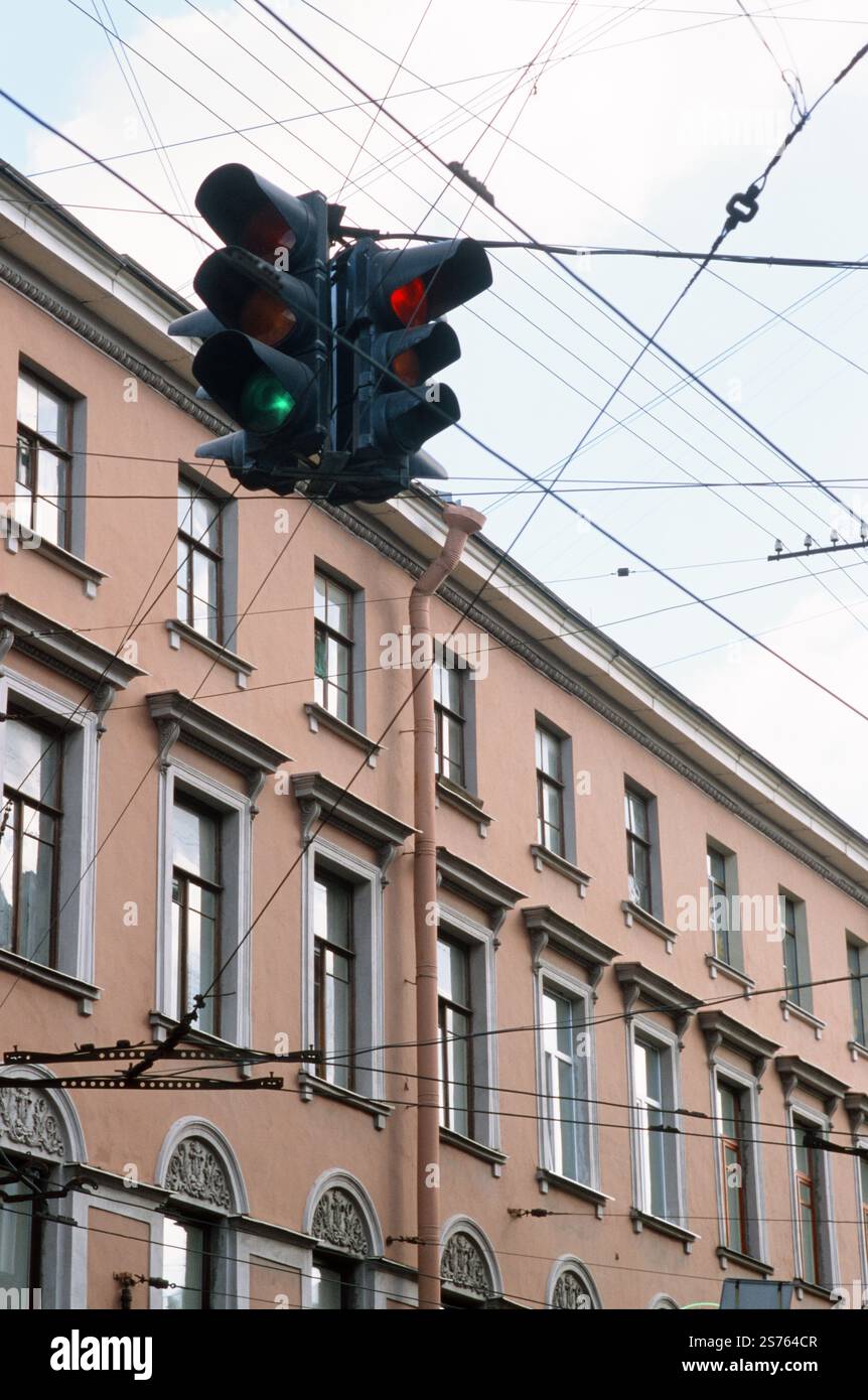 Trolley bus power cables hi-res stock photography and images - Alamy
