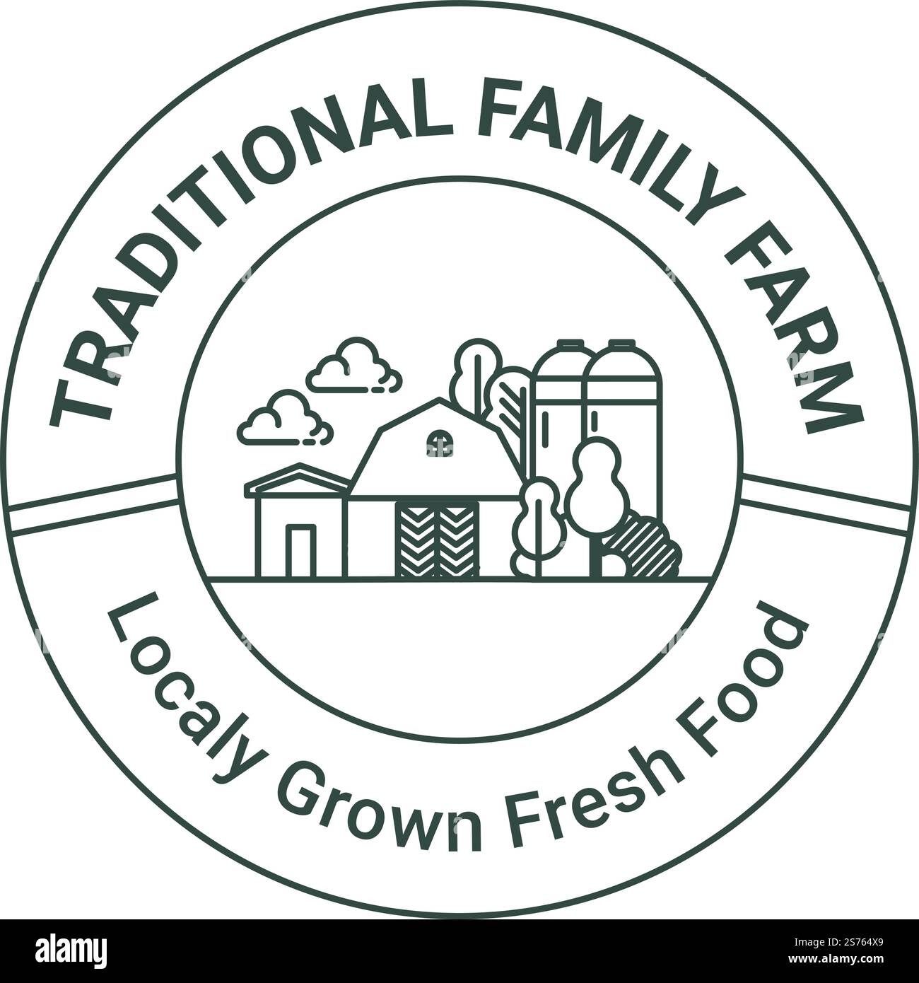 Localy grown fresh food, traditional family farm. Meal and food with ...