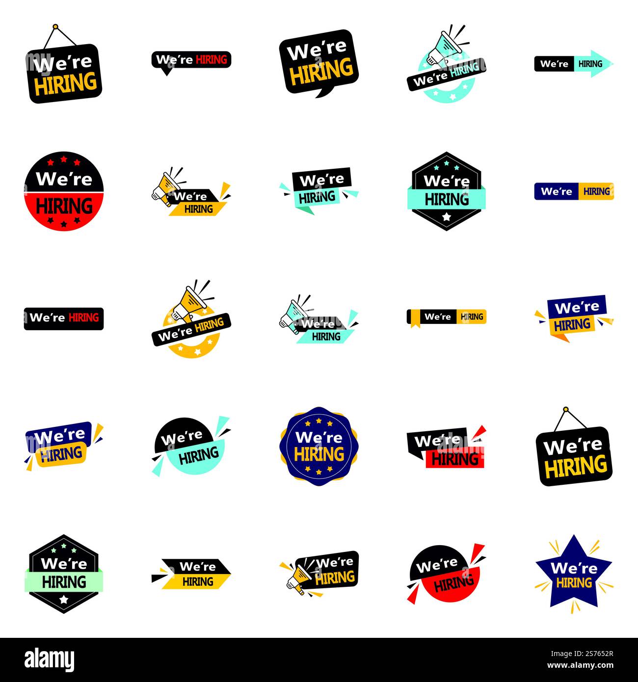 We’re Hiring 25 Eye catching Vector Images for your job fairs and ...