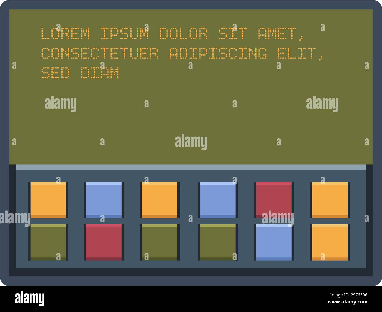 Switchboard with buttons Stock Vector Images - Alamy