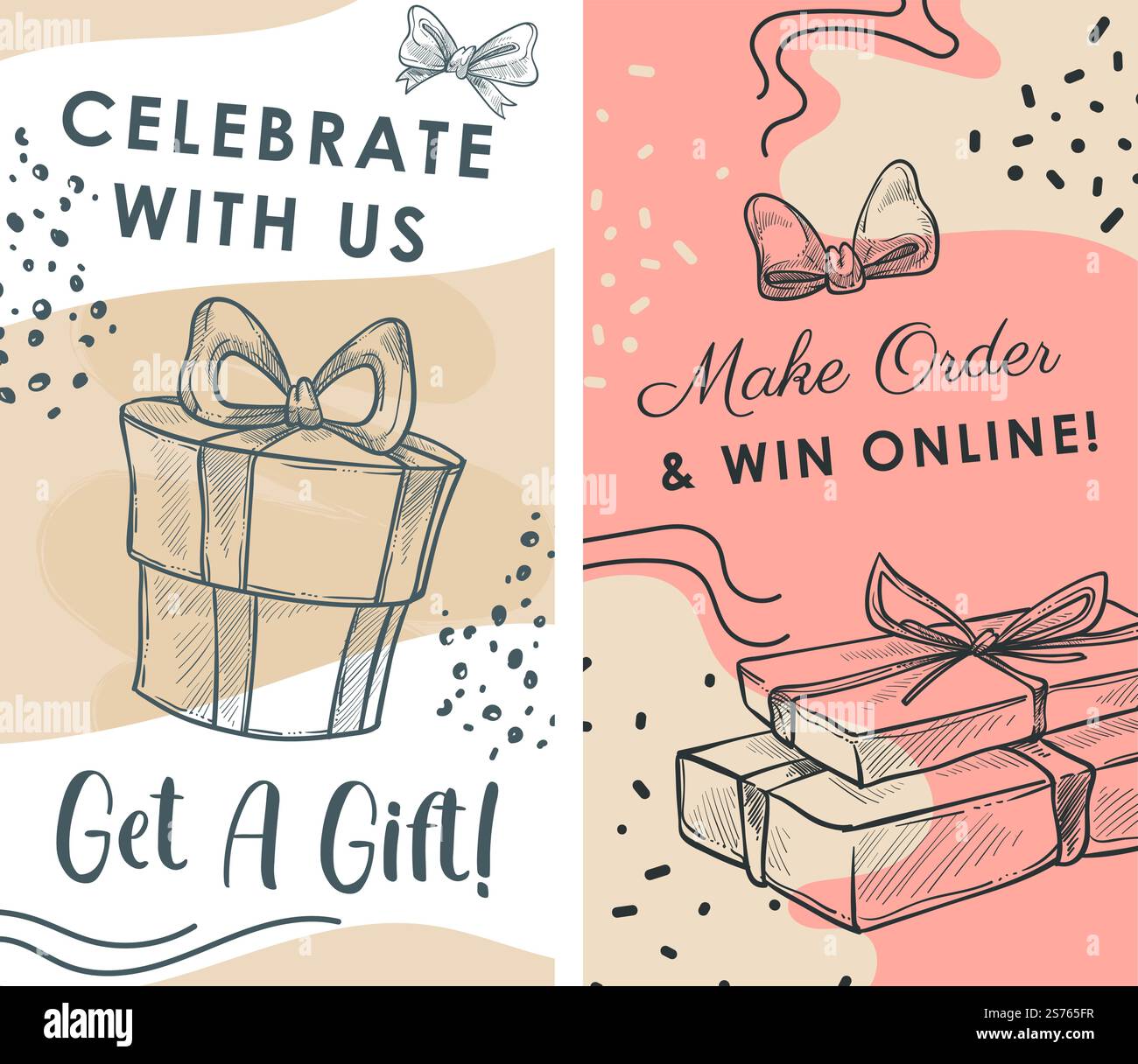 Win gifts Stock Vector Images - Alamy