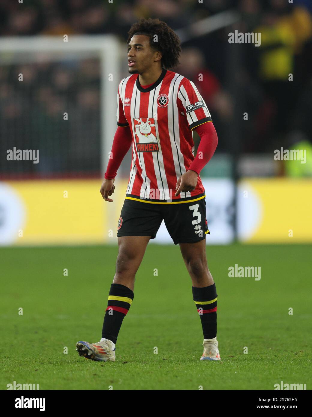 Sheffield, UK. 18th Jan, 2025. Sam McCallum of Sheffield United during ...