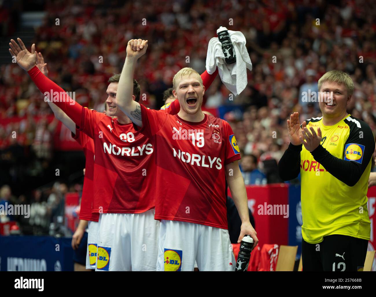 Herning, Denmark. 18th Jan, 2025. Handball: World Championship, Denmark ...