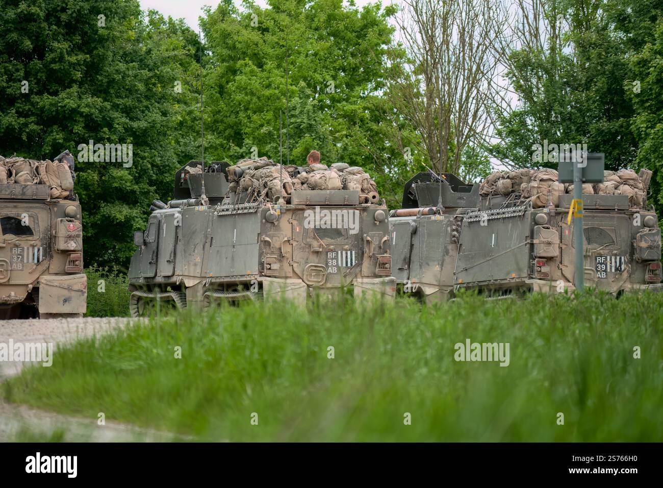 British army BVS10 Viking all terrain tracked amphibious vehicles ...