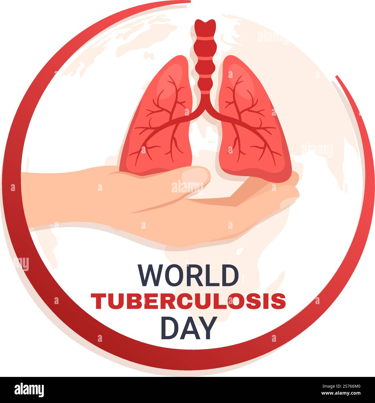 World Tuberculosis Day on March 24 Illustration with Pictures of the ...