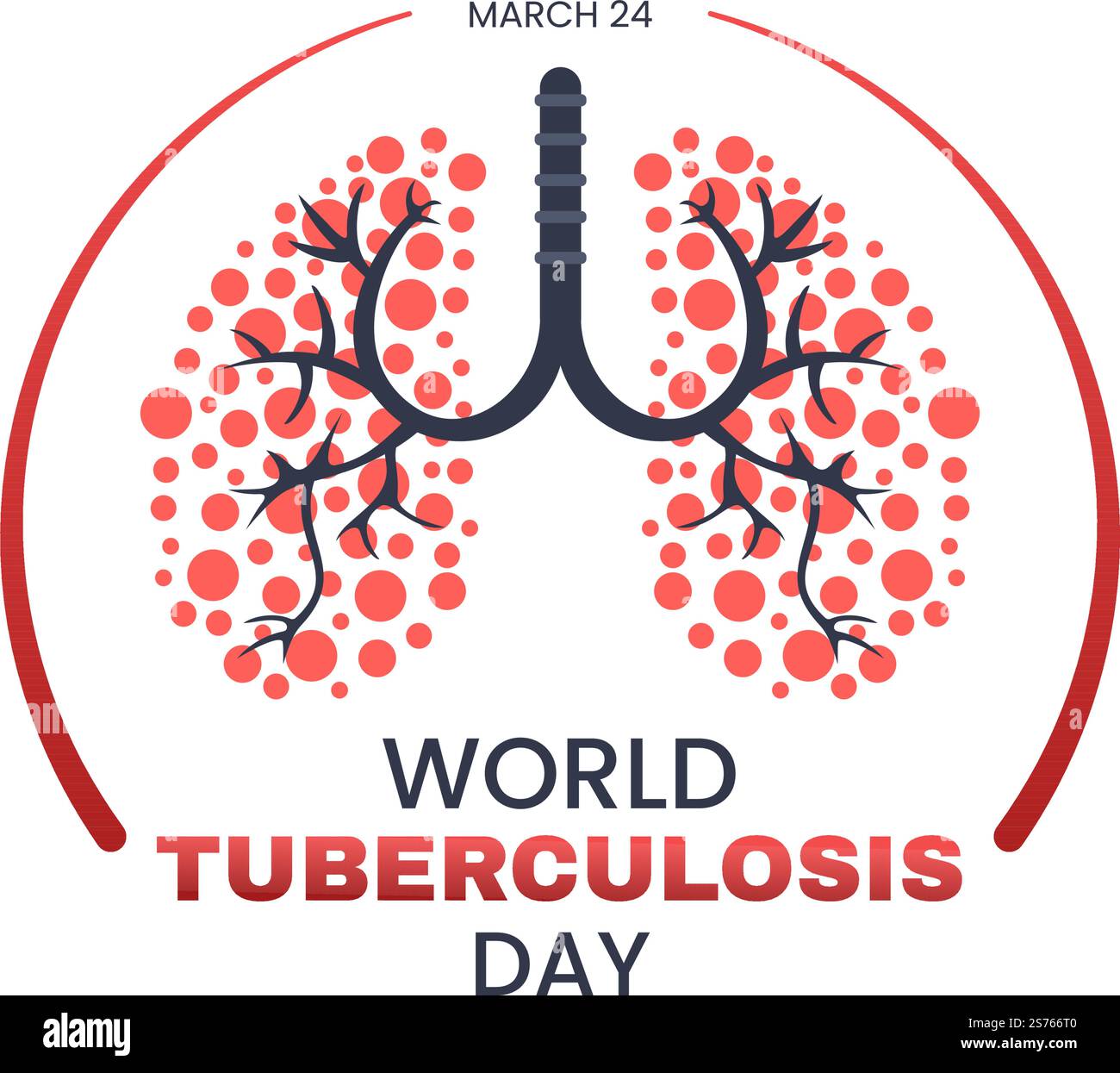World Tuberculosis Day on March 24 Illustration with Pictures of the ...