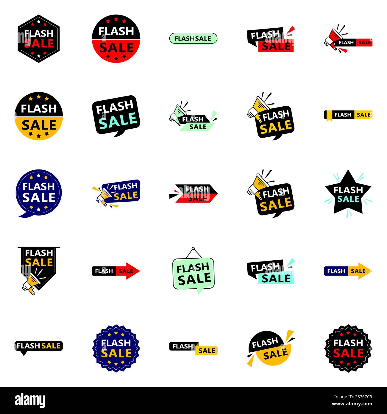 Flash Sale Bundle 25 Impactful Vector Designs for Advertising and Sales ...