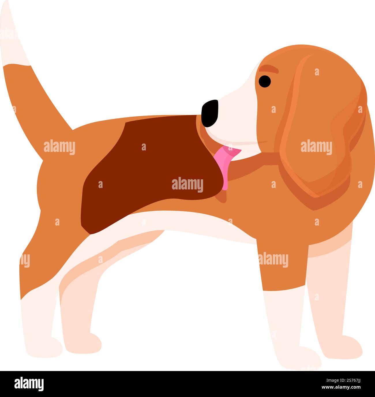 Small dog icon cartoon vector. Puppy animal. English dog happy. Small ...