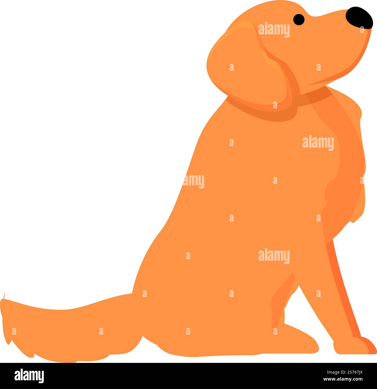 Domestic dog icon cartoon vector. Canine pet. Happy animal. Domestic ...