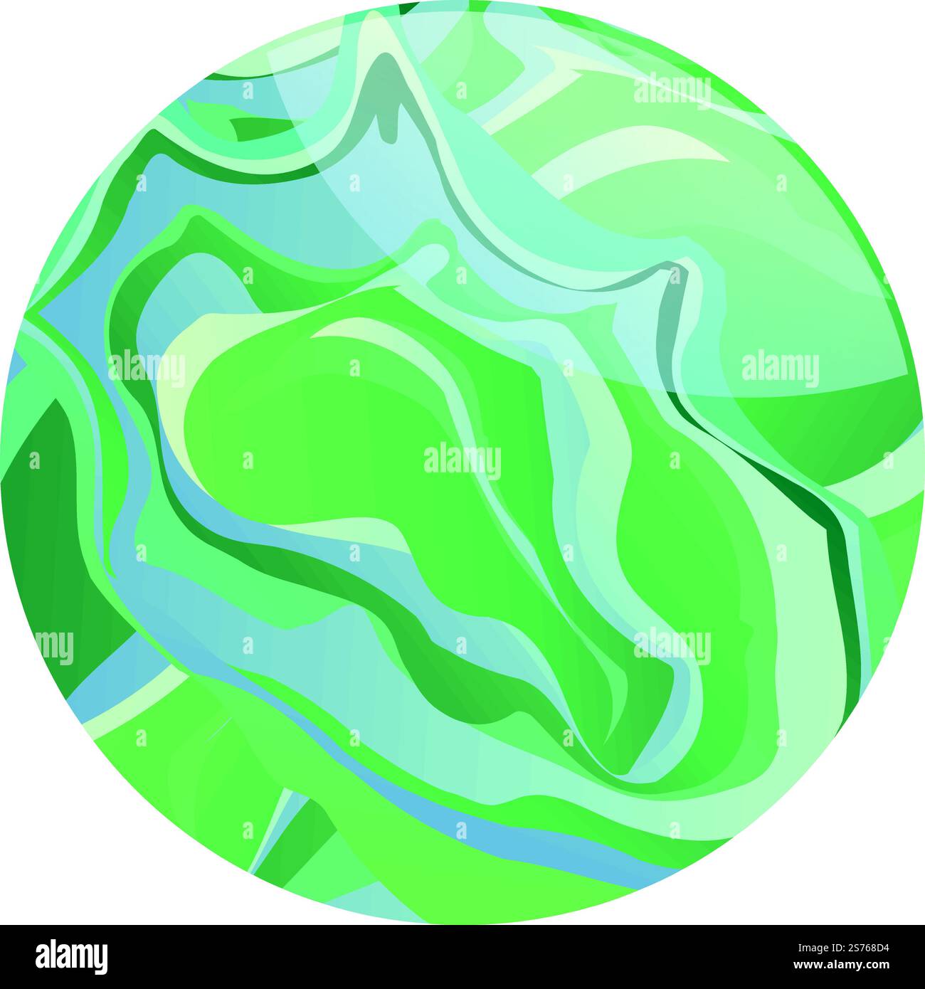 Translucent ball icon cartoon vector. Drop resin. Bead sphere ...