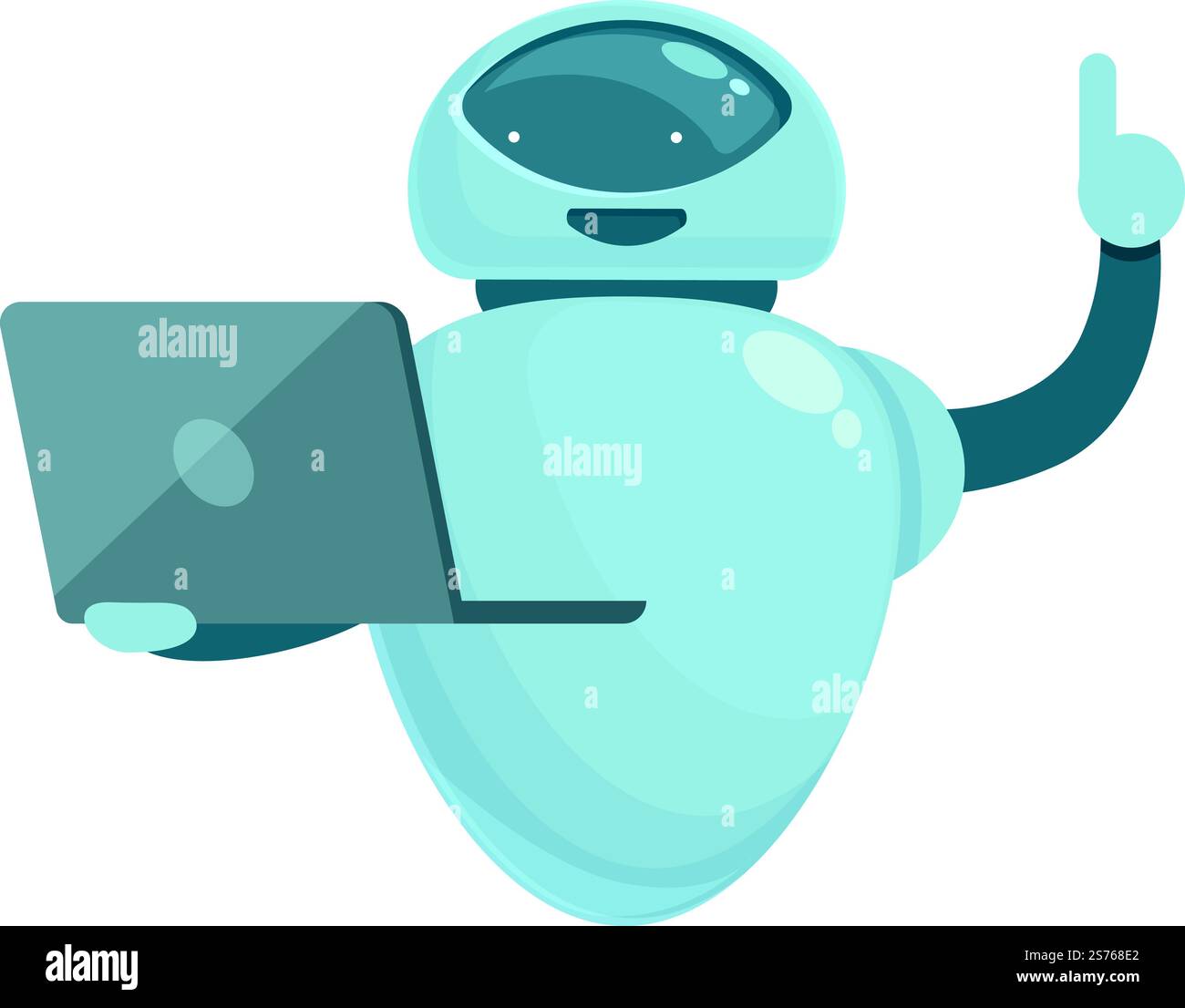 Laptop bot lesson icon cartoon vector. Trade school. People education ...