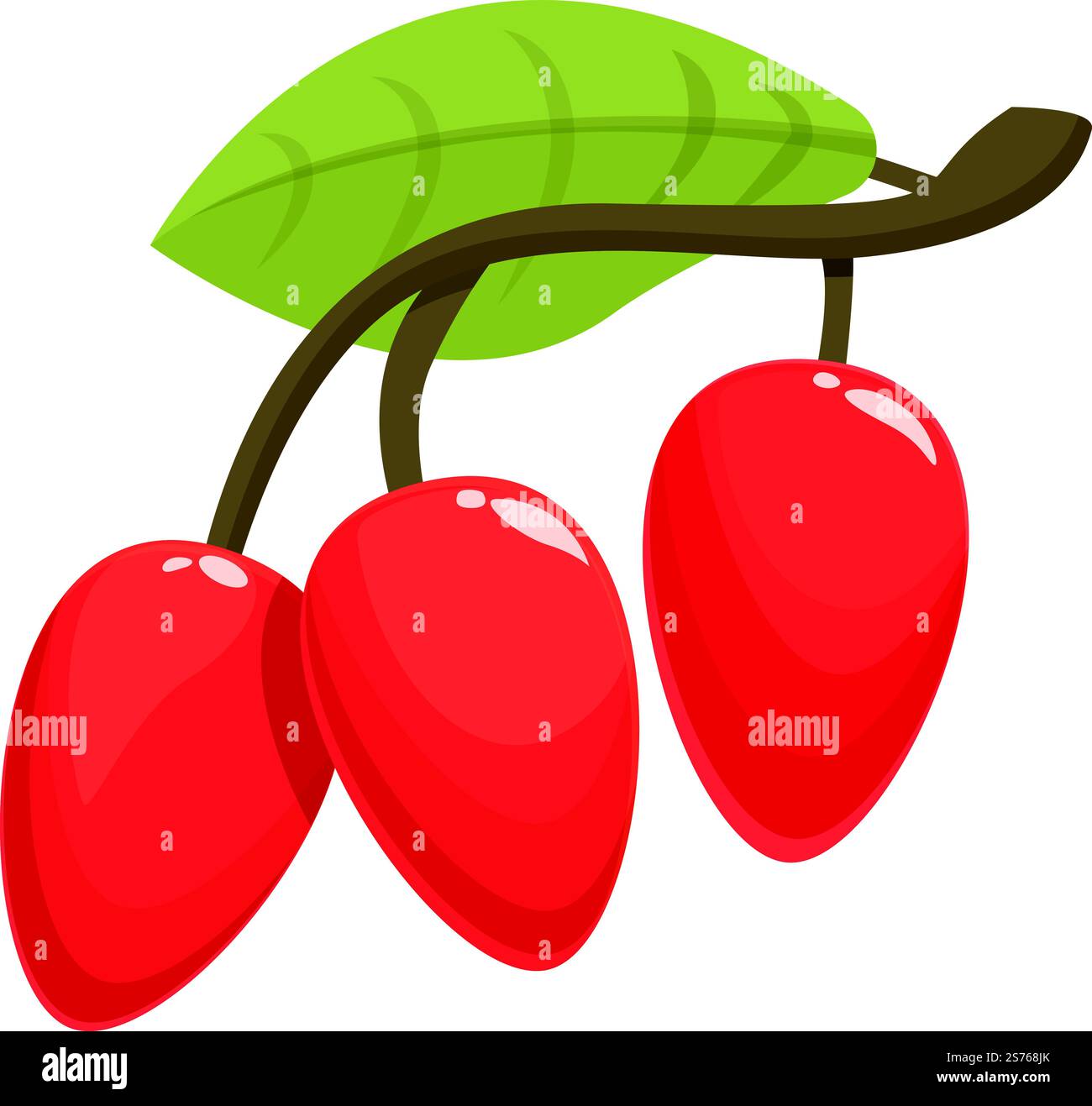 Farm rosehip icon cartoon vector. Forest food. Vitamin ripe. Farm ...
