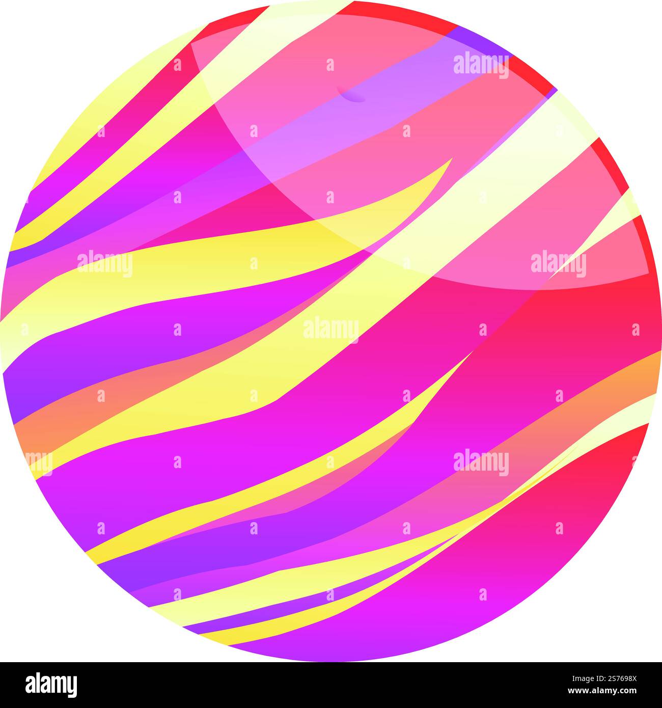 Red epoxy resin icon cartoon vector. Circle ball. Gradient sphere. Red ...
