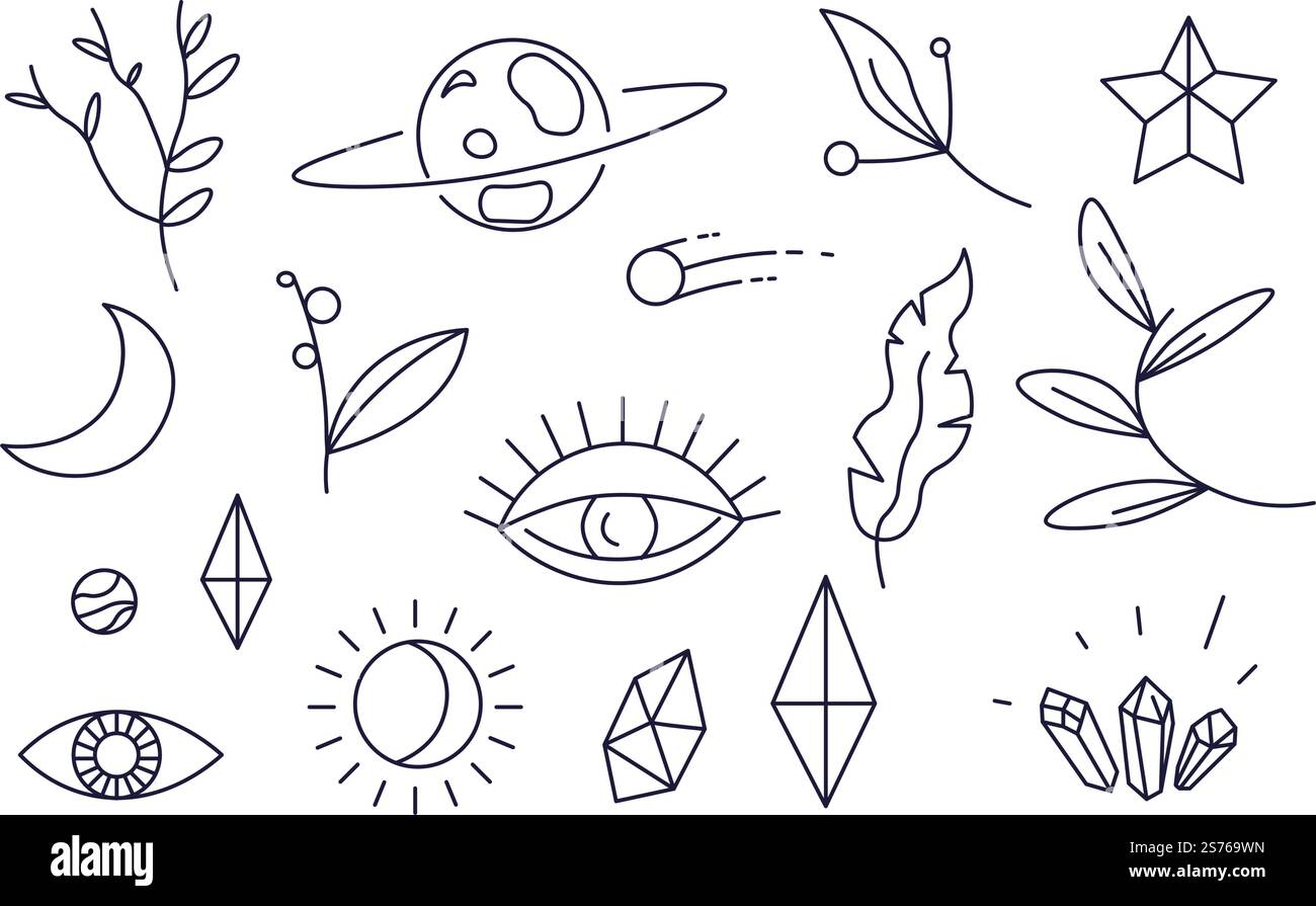 Moon planets stars Cut Out Stock Images & Pictures - Alamy