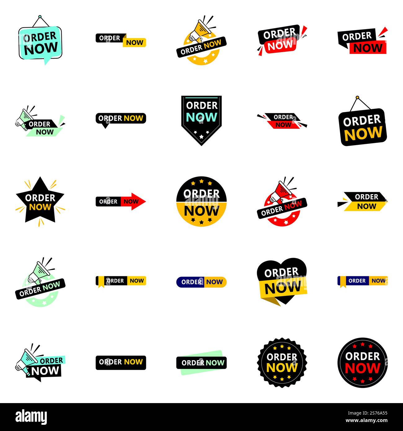 25 Creative Order Now Banners to Help You Stand Out Stock Vector Image ...