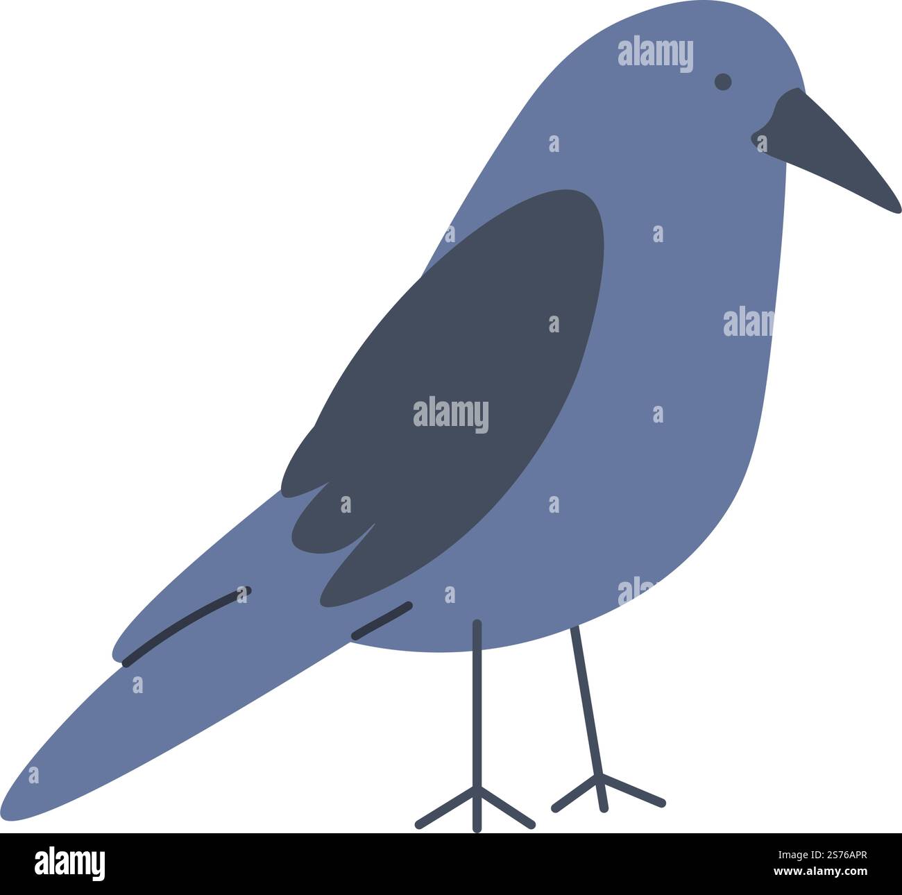 Crow native bird species Stock Vector Images - Alamy