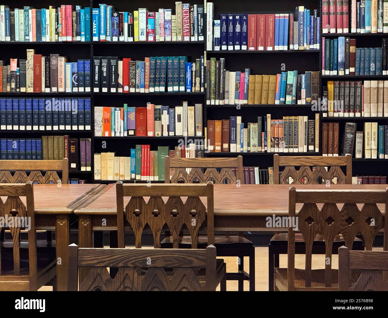 New York Public Library, Jefferson Market location, interior view ...
