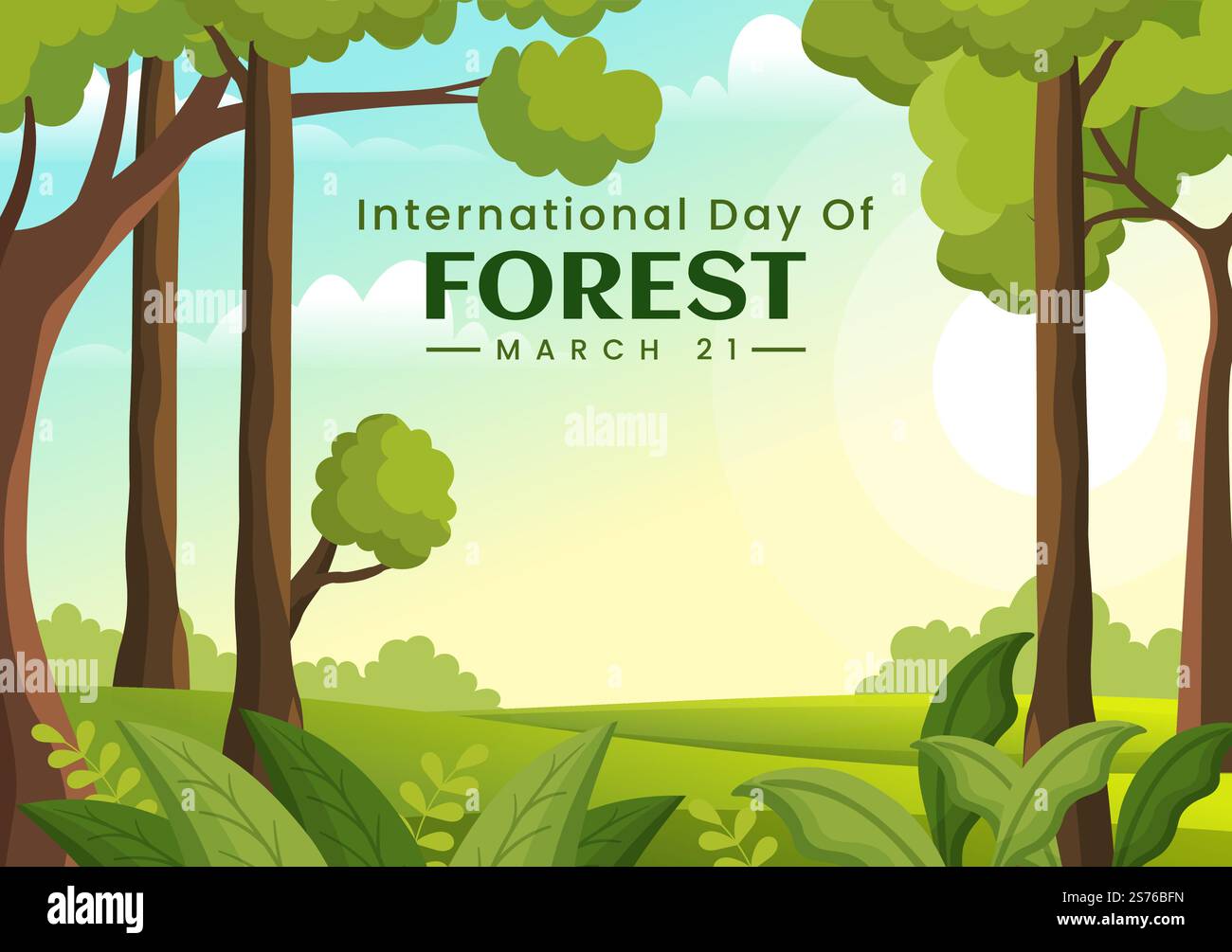 World forestry day on March 21st Illustration to Educate, Love and ...