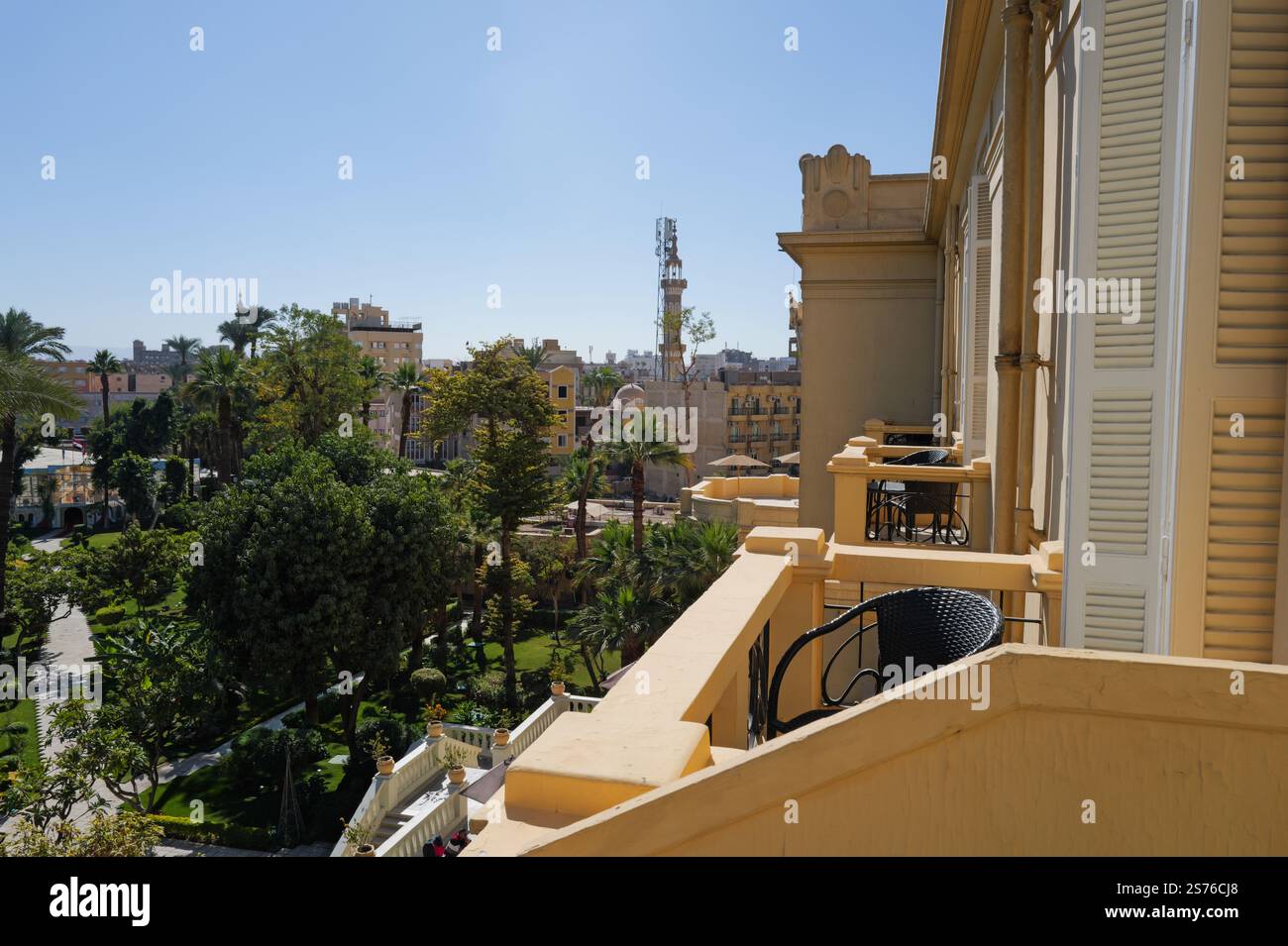 The historic Winter Palace hotel in Luxor, Egypt, replete with its ...