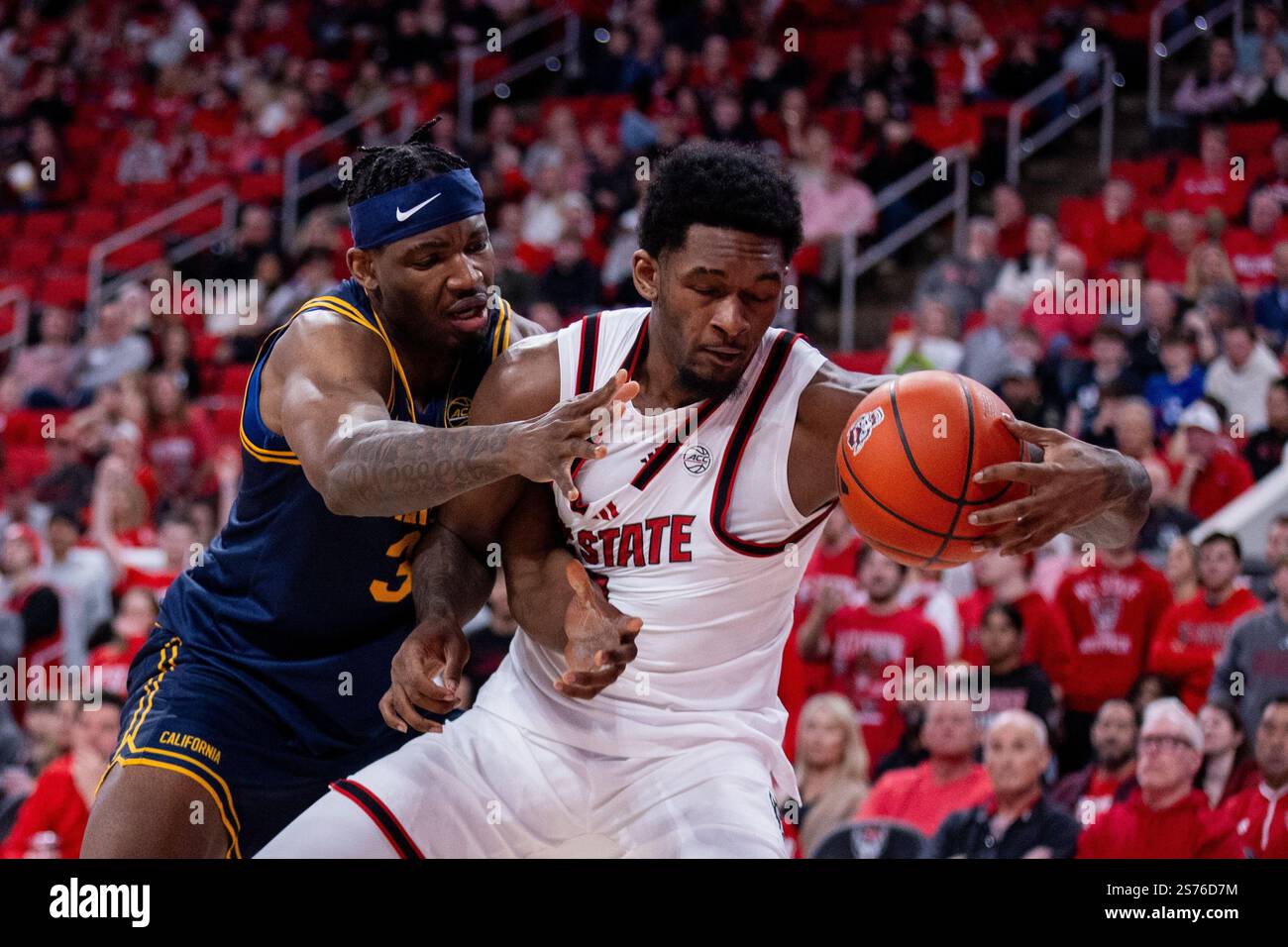 Raleigh, NC, USA. 18th Jan, 2025. North Carolina State forward Brandon ...