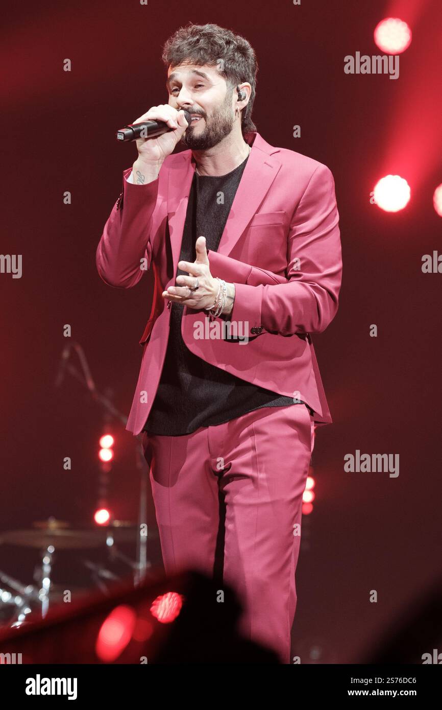Madrid, Spain. 18th Jan, 2025. the singer Antonito Molina actua during ...