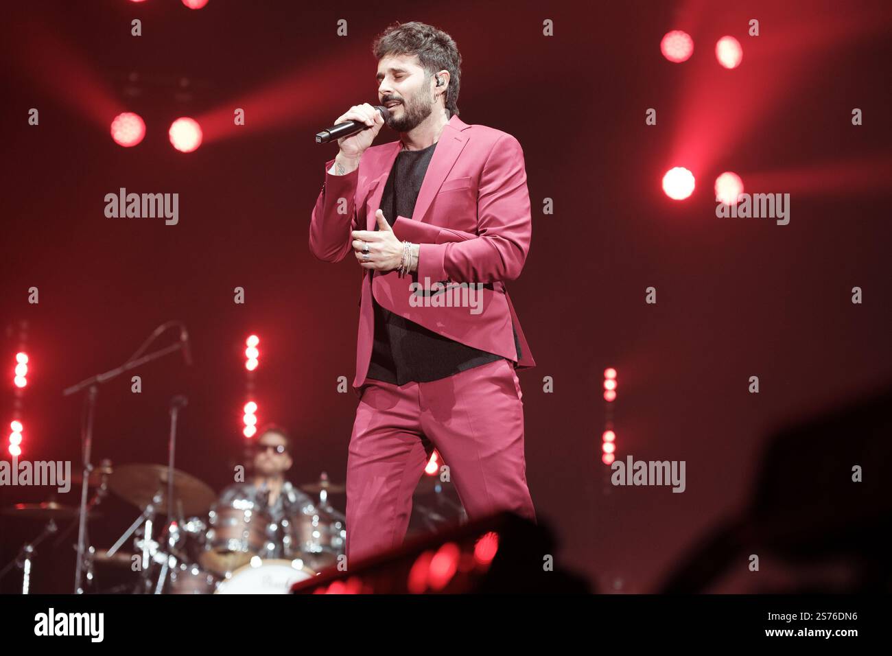 Madrid, Spain. 18th Jan, 2025. the singer Antonito Molina actua during ...