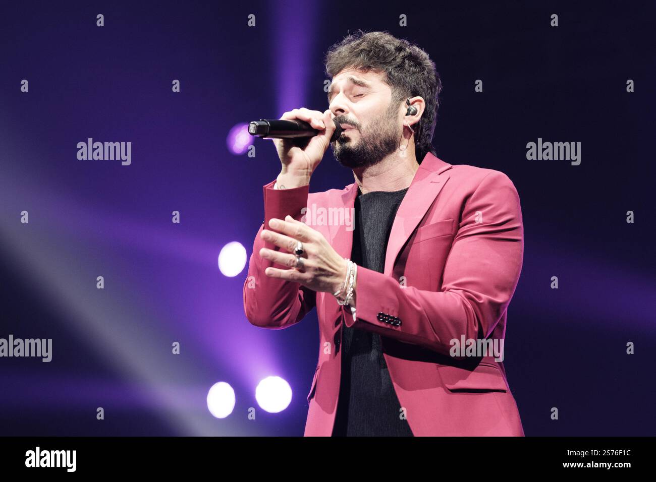 Madrid, Spain. 18th Jan, 2025. the singer Antonito Molina actua during ...